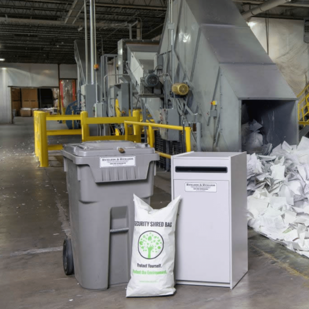 Shredding Collection Containers - Richards & Richards